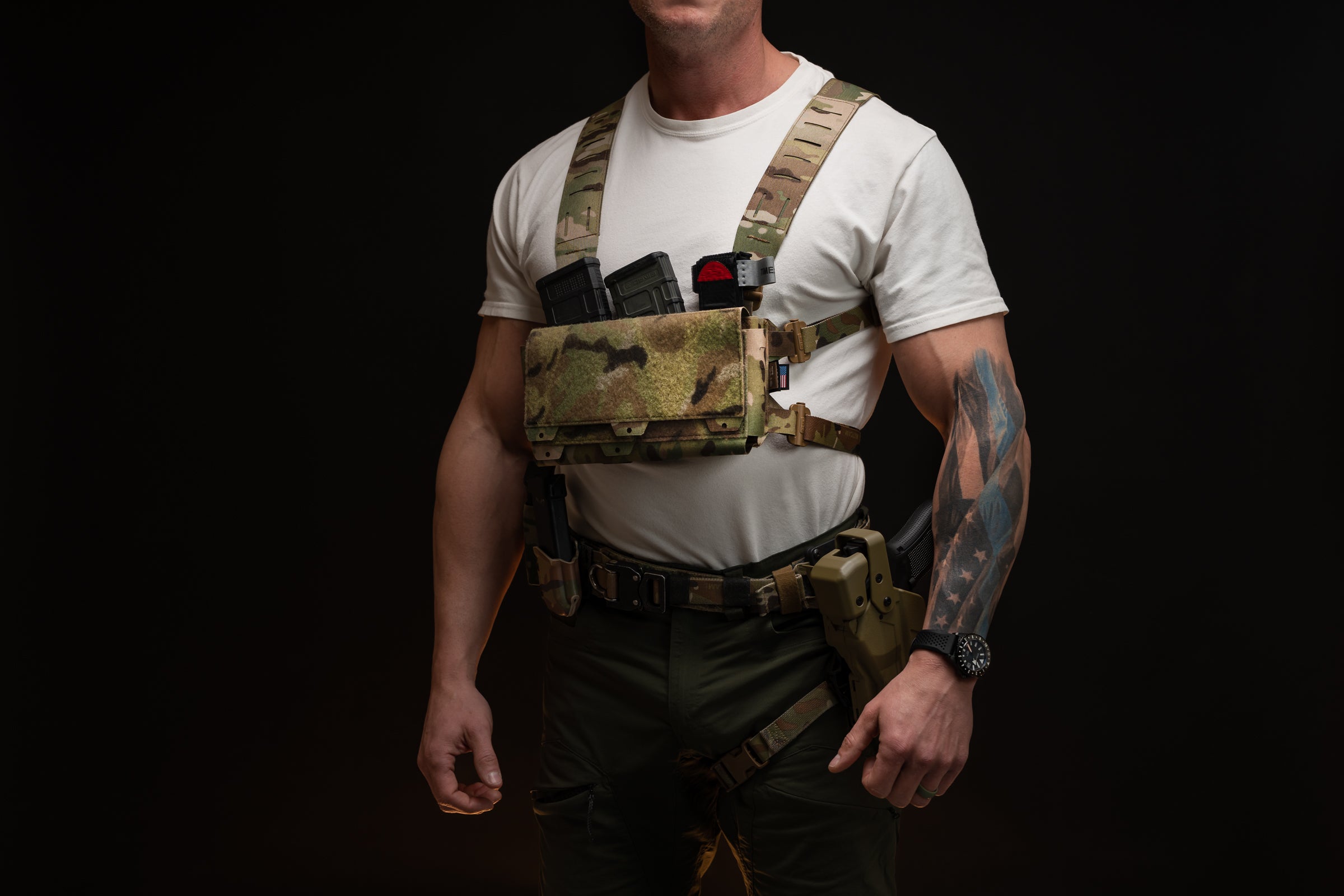 Universal Chest Rig Harness - Multicam / OS | OTTE Gear